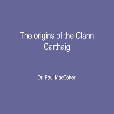A history of the early MacCarthys | PPT | Genealogy and Ancestry ...