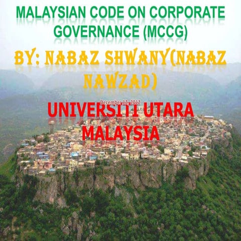 Malaysian Code on Corporate Governance (MCCG) | PDF
