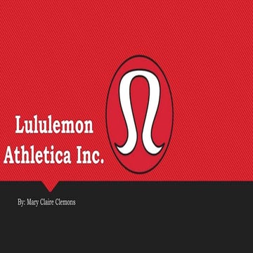 Lululemon Copy Campaign | PPTX
