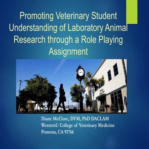 Veterinary Lab Animal Course AALAS 2015 | PPTX