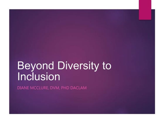 Diversity & Inclusion in the Workplace | PPTX | Human Resources | Business