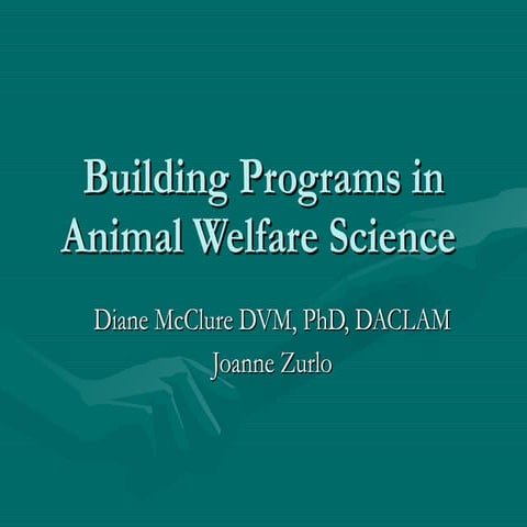 Animal welfare | PPTX