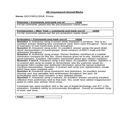 Overall Feedback Sheet | PDF