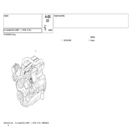 Mc cormick c l mondial tier 2 (2007- ) - rt30 - c70l tractor service ...