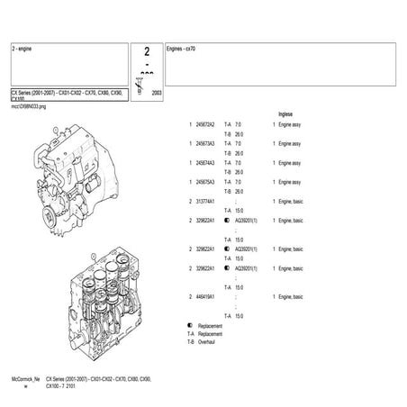 Mc cormick cx series (2001 2007) - cx01-cx02 - cx80 tractor service ...