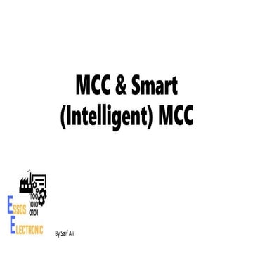 MCC & Smart (intelligent) MCC وحدات | PPTX