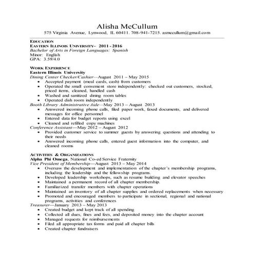 Resume | PDF