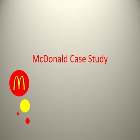 Mcdonaldcasestudy1 121216101857-phpapp01 | PDF