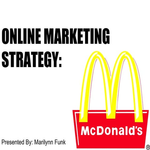 Mcdonalds | PPT | Business | Business and Finance