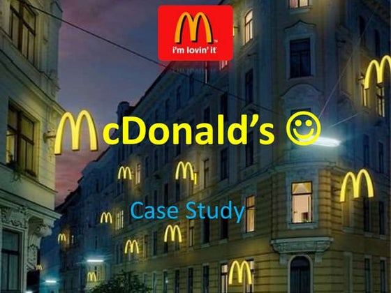 McDonalds Marketing P's | PPTX