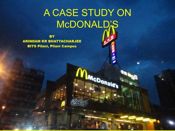 Mcdonald case-study & analysis | PDF