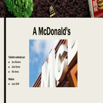 Caso Mc Donalds | PPTX