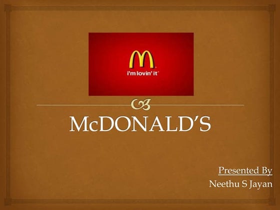 Mcdonald case-study & analysis | PDF