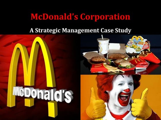 Mcdonald case-study & analysis | PPT