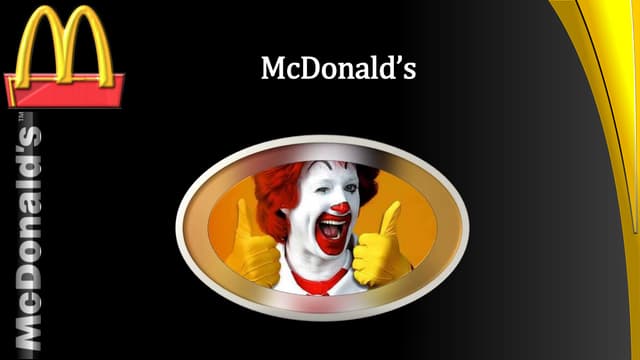 Mc donalds ppt | PPT