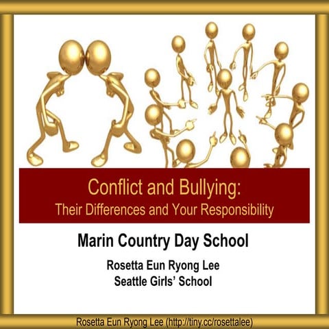 MCDS Conflict and Bullying | PPT