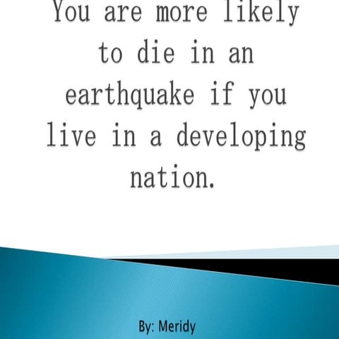 Earthquake Slideshow | PPTX