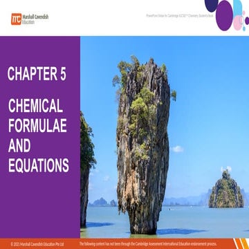 MCE IGCSE Chemistry PPT C05 Junior High 3 | PPTX