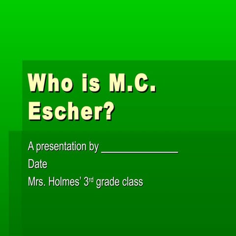 Mc escher | PPT