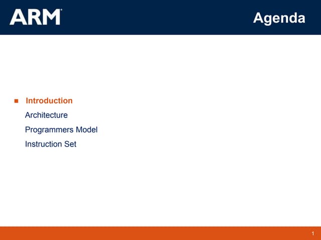 Arm programmer's model | PPTX