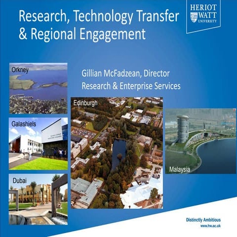 Research, Technology Transfer & Regional Engagement | PDF | Business ...