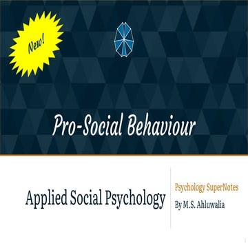 ProSocial Behaviour - Applied Social Psychology - Psychology SuperNotes ...
