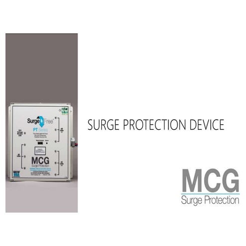 MCG SPD product information.pdf For Engineering Electrical | PDF