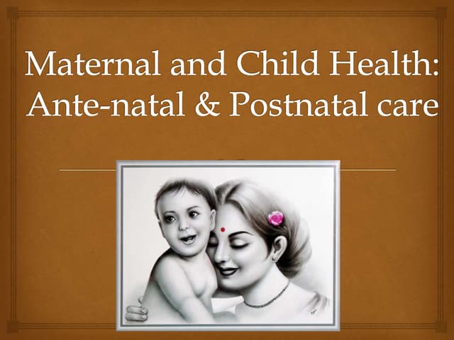 Post natal care | PPTX