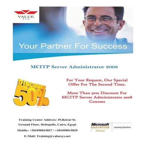 MCITP 50% Discount | PDF
