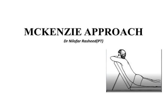 Mc Kenzie Method (MDT) | PPTX
