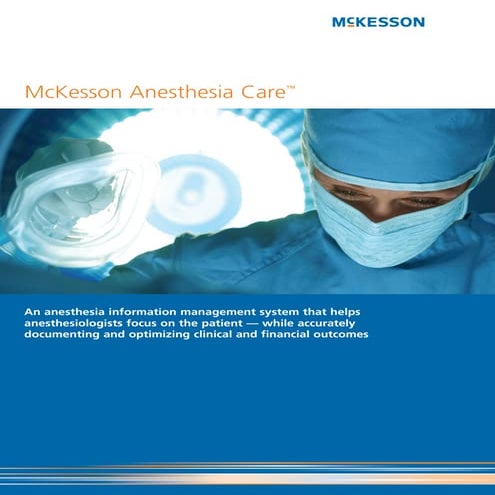 anesthesia information management system that helps anesthesiologists ...