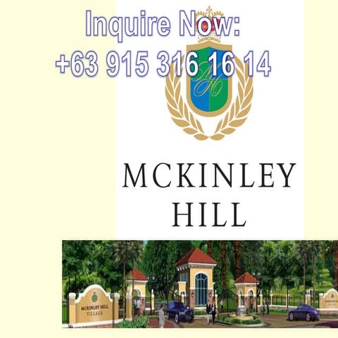 Mckinley hill village pdf | PDF