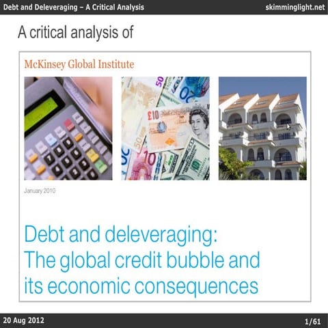 Debt & Deleveraging (Mckinsey) - A critical analysis | PDF