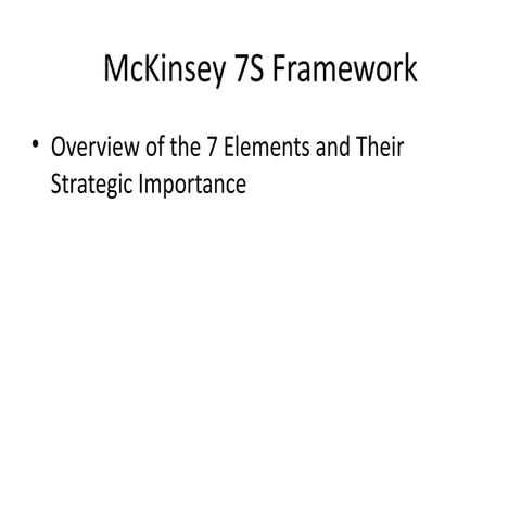 Introduction to McKinsey 7S Framework - Lecture.pptx