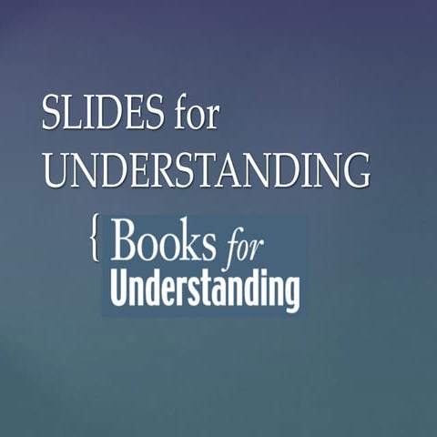 AAUP 2014: Lessons from Books for Understanding | PPTX