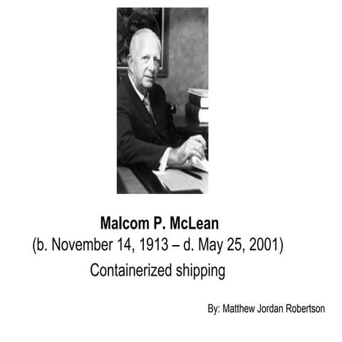 Mc lean power point | PPT