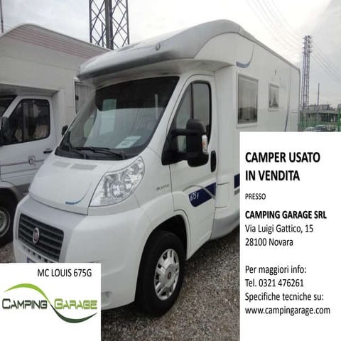 Camper usato - Mc Louis 675 g - Camping Garage | PPT