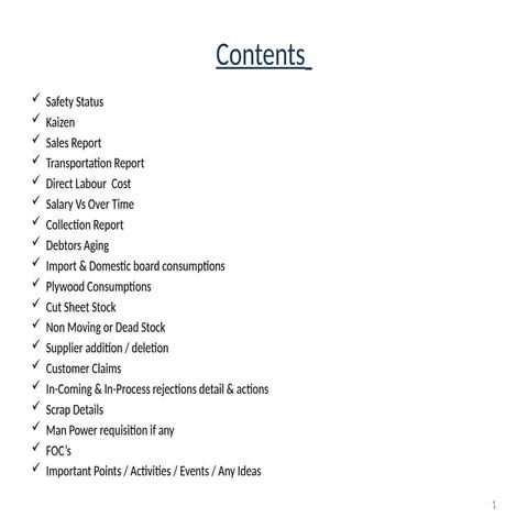 MCM report for orgnization manufacturing.pptx