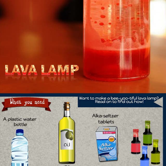 How to Make a Lava Lamp Craft Ideas – Mocomi Kids | PDF