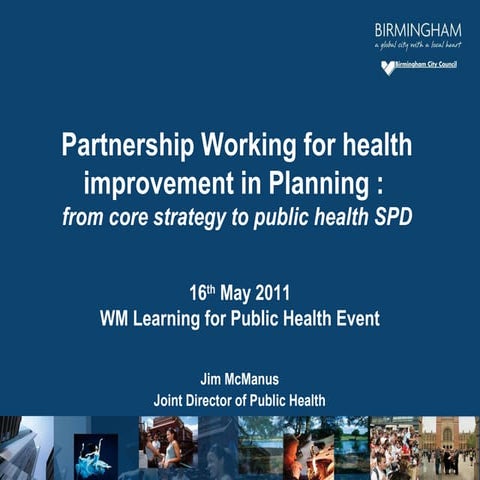 Planning and public health | PPT | Business | Business and Finance