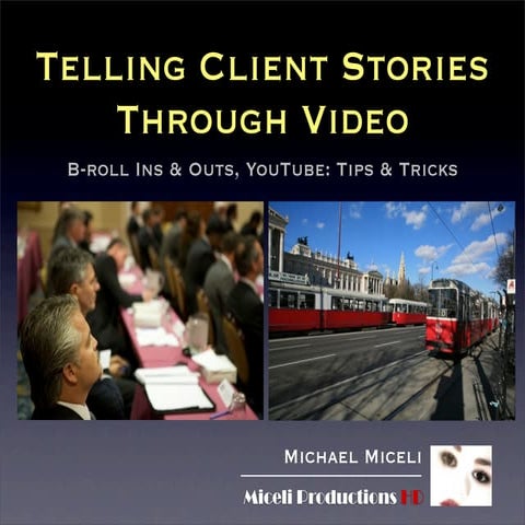Telling Client Stories Through Video with Michael Miceli, founder of ...