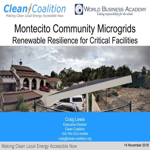 Montecito Community Microgrid Initiative Public Meeting | PPT