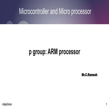 MC&MP p group ARM processor (Ramesh).pptx