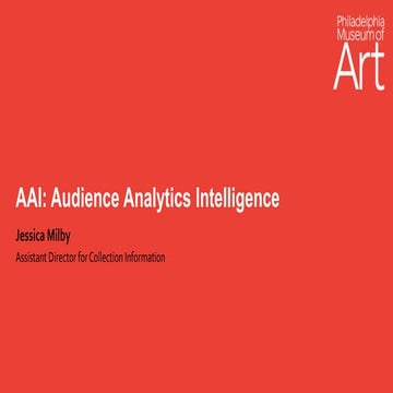 AAI: Audience Analytics Intelligence | PPTX