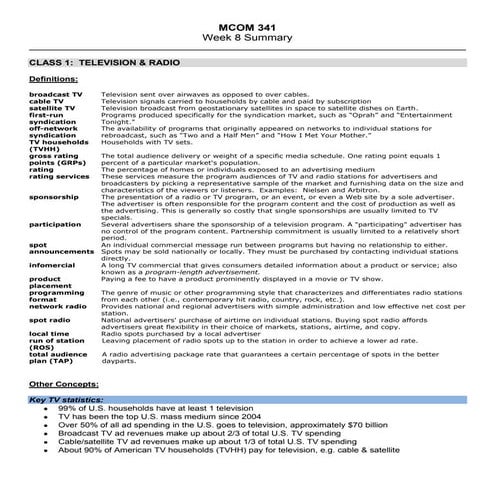 Evaluation Of Broadcast Media | PPTX