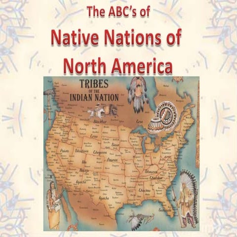 Native Nations of North America Map | PPTX
