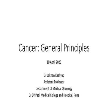 Cancer: Basics | PPT