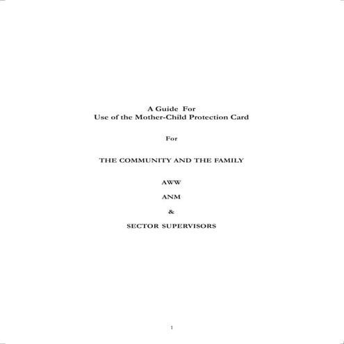 mcp-english.pdf how to use.pdf | Pregnancy | Reproductive Health