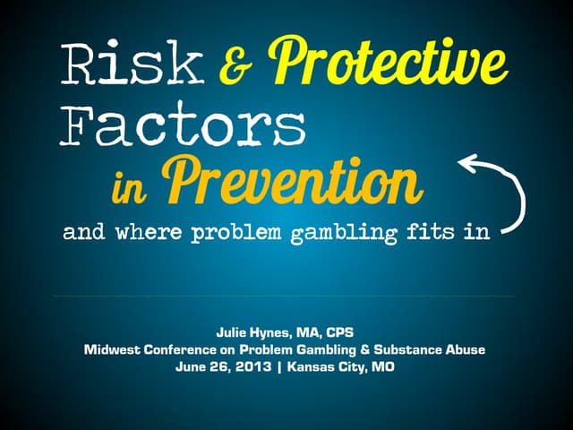 Risk and Protective Factors for Drug Use, Misuse, Abuse and Dependence ...