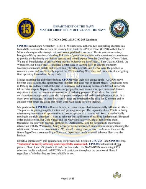 Brilliant on the basics cpo 365 | PDF